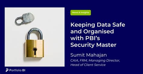 Portfolio Bi On Linkedin Data Assetmanagement Datamanagementstrategy Security Securitymaster