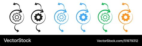 Dynamic Flexibility And Agile Movement Icon Vector Image