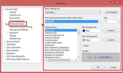 Welcome To TechBrothersIT How To Change Color And Fonts In SQL Server Management Studio SSMS