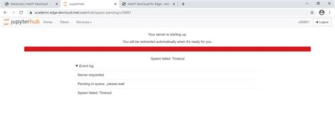 Solved Spawn Failed Timeout Error Intel Community