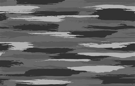 그런 지 어두운 검은 위장 현대 패션 디자인 카모는 브러쉬 스트로크를 손으로 그리기 패턴을 만들었습니다 유행 배경 화면 또는 직물 인쇄 0명에 대한 스톡 벡터 아트 및 기타