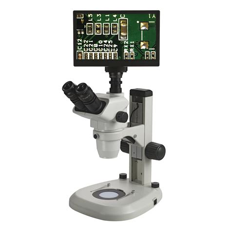 Accu Scope 3076 Led Digital Stereo Microscope 0 67x 4 5x Microscope Central