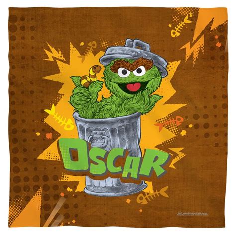 Sesame Street Oscar 22 Bandana Sesame Street Oscar The Grouch Grouch