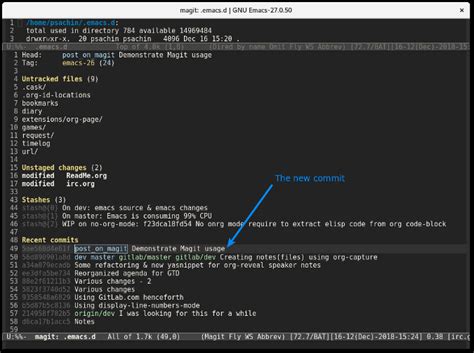 How To Use Magit To Manage Git Projects