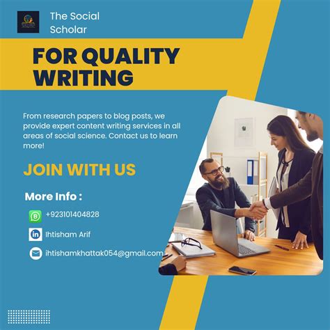 Content Writing Services In Social Science Ihtisham Arif Posted On