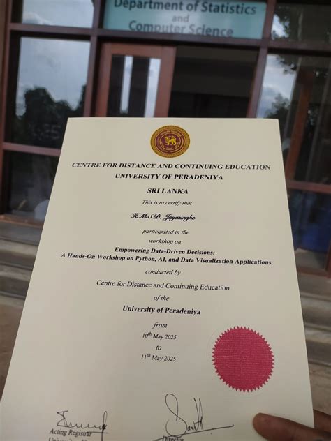 📊💡 Im Excited To Share That I Successfully Completed A Two Day Hands