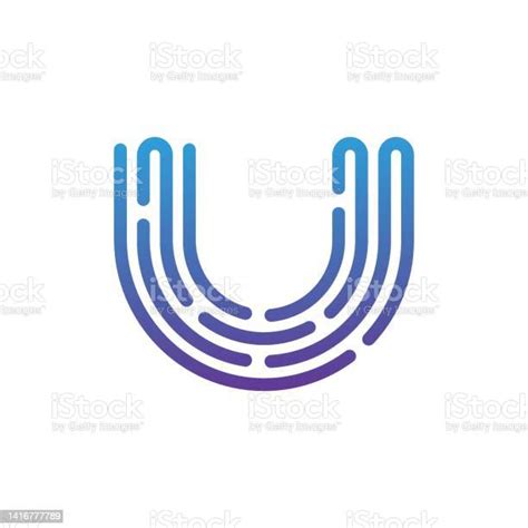 문자 U 현대 로고 디자인 개념에 대한 스톡 벡터 아트 및 기타 이미지 개념 광고 그라데이션 Istock