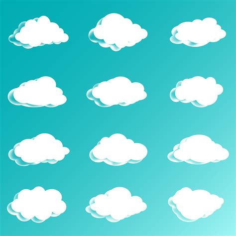 Vector Clouds Collection 20512069 Vector Art At Vecteezy
