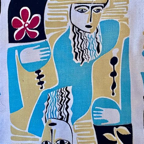 Picasso Fabric Etsy