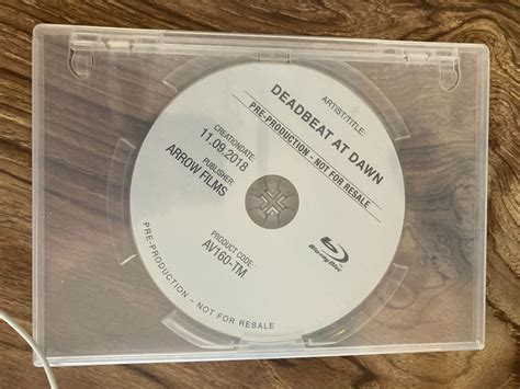 0 Deadbeat At Dawn Le Blu Ray Second Sight Region B Pre Production Promo Ebay
