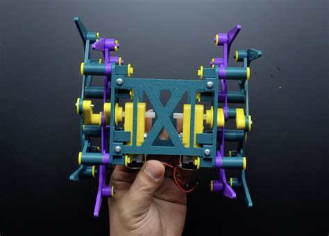 3d Printed Theo Jansen Style Octopod Robot Arduino Based 7 Steps