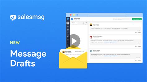 save draft messages with our messaging platform