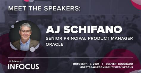 Speakerhighlight Oracle Infocus Questevents Quest Oracle Community