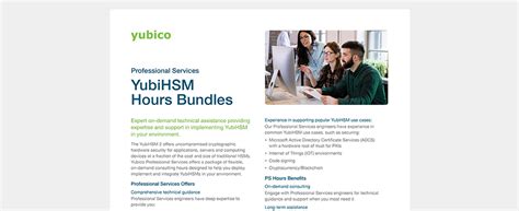 professional services yubihsm hours bundle yubico