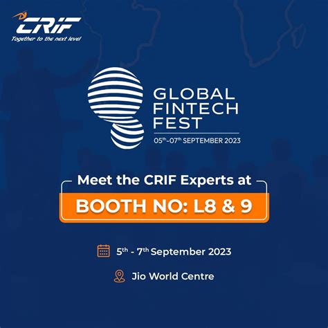 Crif India On Linkedin Crif Crifindia Globalfintechfest2023