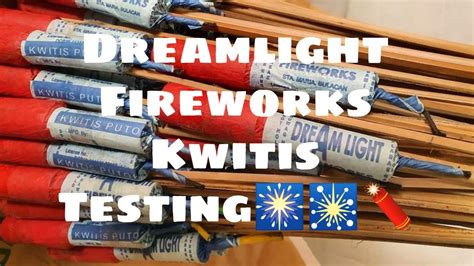 Kwitis Testing By Dreamlight Fireworks 🎆🎇 Youtube
