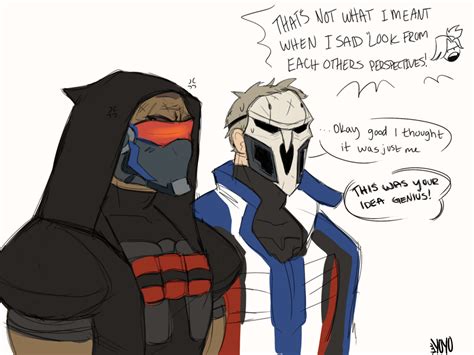 Overwatch Fan Art Solider 76 Soldier Overwatch Funny Comic