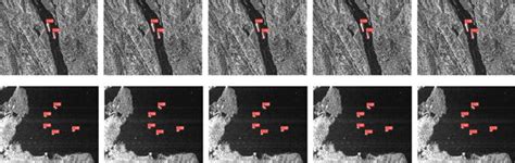 the detection effect of different pruning rates on offshore sparse