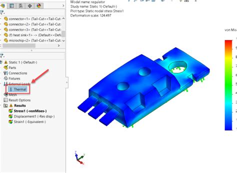 How To Use SOLIDWORKS Thermal Simulation Results In A Static Stress Analysis