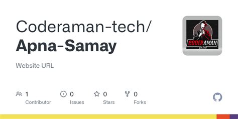 Github Coderaman Techapna Samay Website Url