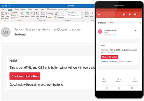 How To Create Email Buttons With Just Html And Css