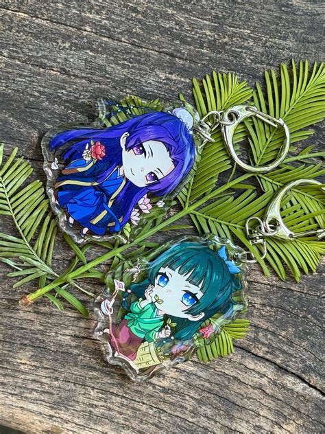 Frieren Fern Himmel Stark Ubel Glitter Keychain Charm Etsy