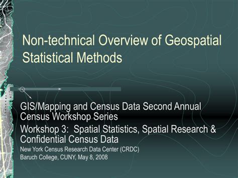 New Methods And Analysis Of Spatial Data