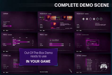 Sci Fi Menu Ui Sci Fi Menu Ui