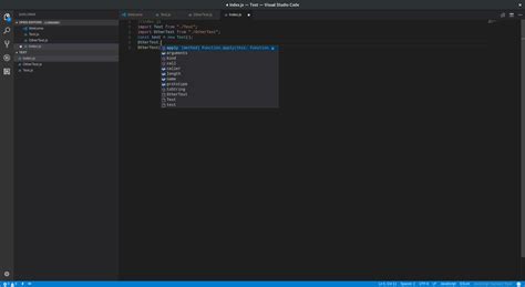 Javascript How To Get Intellisense In A Module Where The Class Is Not Defined Only Passed To
