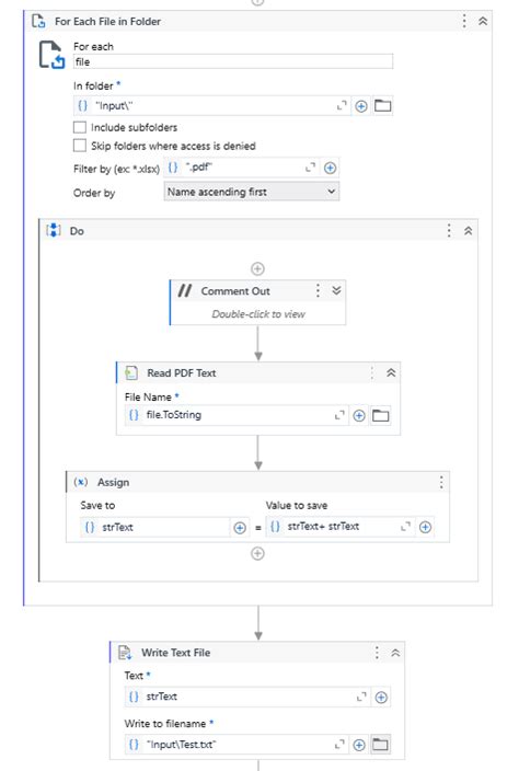 converting pdf to text file activities uipath community forum