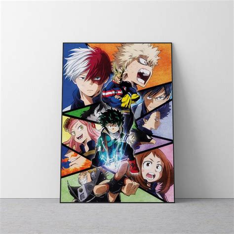 My Hero Academia Poster Etsy