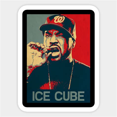 Ice Cube Sticker Designed And Sold By Charles Williams