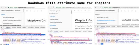 Per Page Titles In Html Output Issue 544 Rstudio Bookdown GitHub