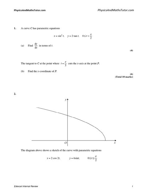 C4 Differentiation Parametric Differentiation Download Free Pdf