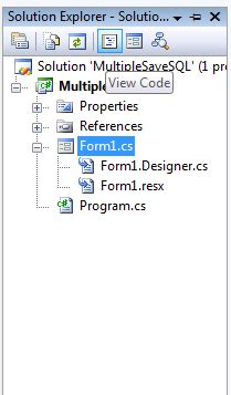 Multiple Save Using C And SQL Server FREE Itsourcecode