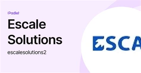Escale Solutions Escalesolutions2 Profile Padlet