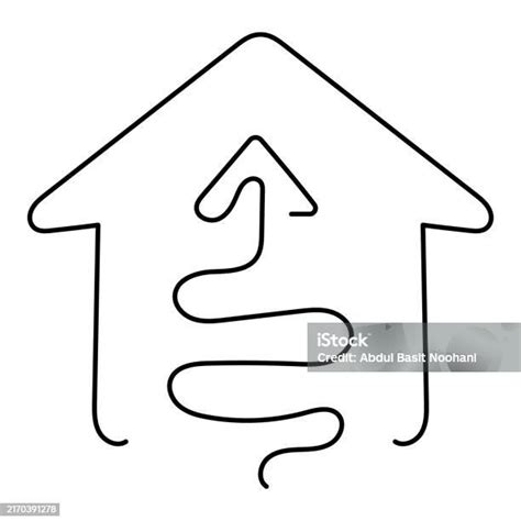 Netzero Homes Monoline 아이콘 디자인 에너지 효율성 지속 가능성 친환경 건물 재생 에너지를 나타냅니다 편집 가능한 Strokes And Colors가 있는