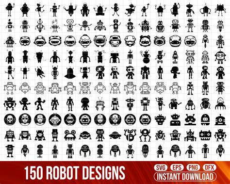 Robot Svg Cute Robot Svg Robot Png Robot Clipart Robot Svg Cut Files For Cricut Robot