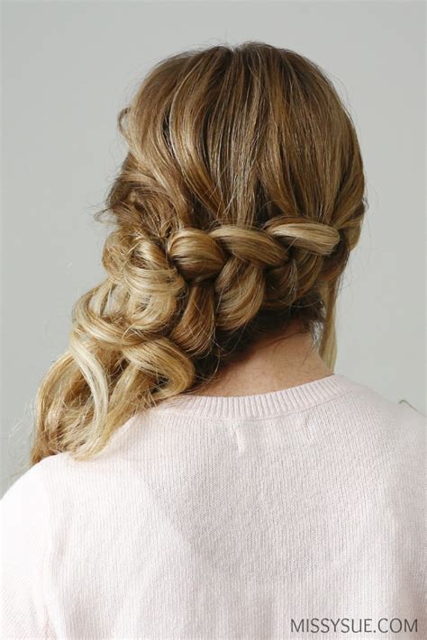Side Swept Dutch Braid Missy Sue