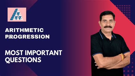 Arithmetic Progression Most Important Questions Class10th Youtube