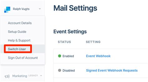 Sendgrid Manual Webhook Config Sub User Accounts