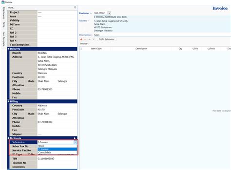 E Invoice Sql Documentation