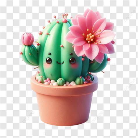 Cute Cactus Characters Illustration Cute Cactus Characters
