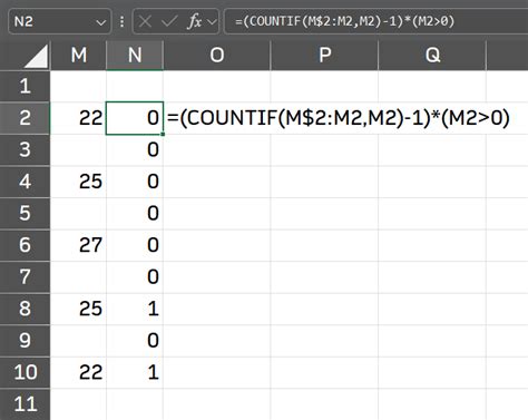 Check If Previous Lines Have Same Value In A Specific Column In Excel