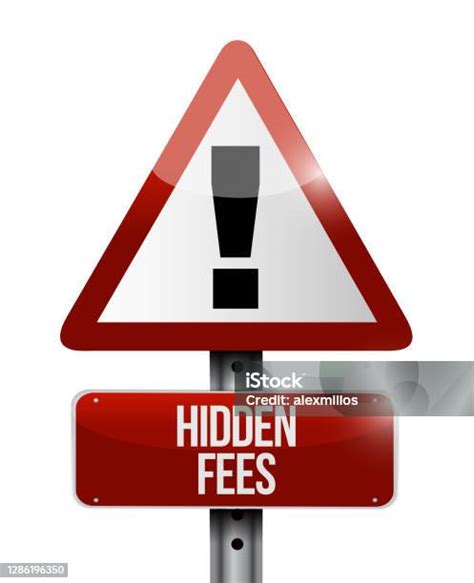 숨겨진 수수료 경고 기호 일러스트 디자인 숨음에 대한 스톡 벡터 아트 및 기타 이미지 숨음 요금 가격 0명 Istock