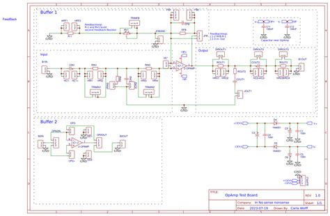 OpAmp Noninverting Testboard OSHWLab