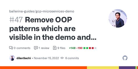 Remove Oop Patterns Which Are Visible In The Demo And Fix Minor Issues
