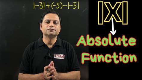 What Is Absolute Function Mod Function Concept Clarification By Nk Sir Youtube