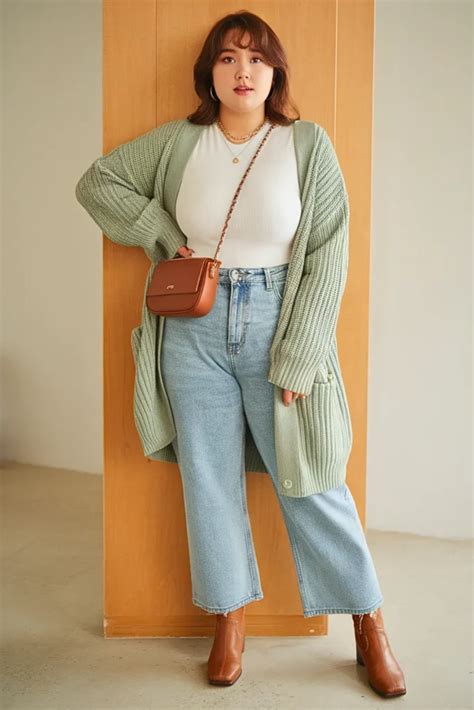 21 Plus Size Korean Autumn Outfits Curvy Women Love