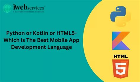 ppt python or kotlin or html5 which is the best mobile app development language powerpoint